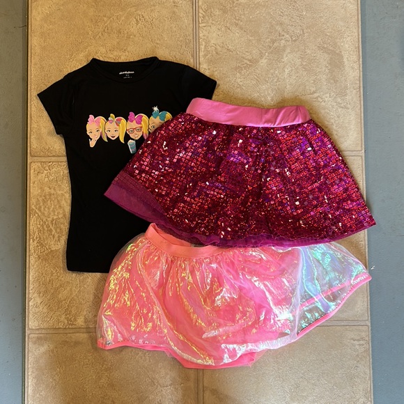 Nickelodeon | Shirts & Tops | Jojo Siwa Shirt And Two Skirts Sizes Of ...